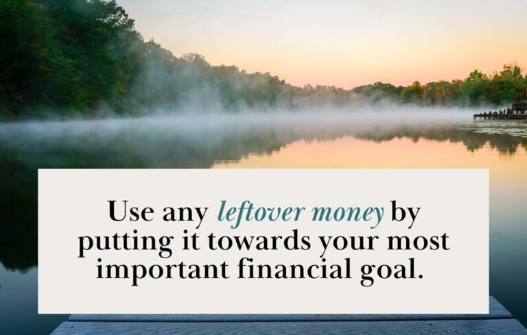 How to Use Leftover Money in Your Budget - Tips from a Coach!
